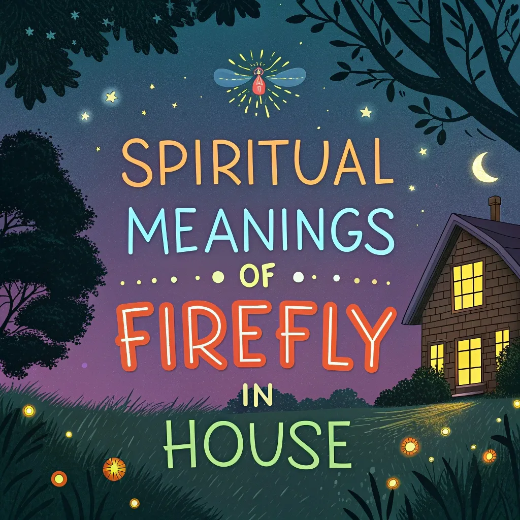 Spiritual Meanings of Firefly in House: 10 Sacred Signs